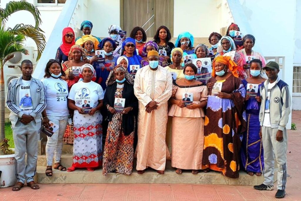 False; Dr. Ceesay and the Citizens Alliance party have not endorsed ...